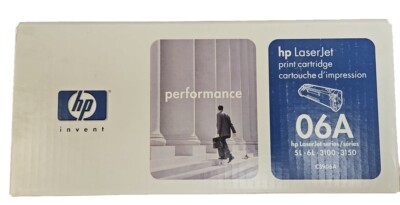 HP 06A Laserjet Black Print Cartridge Toner C3906A | eBay
