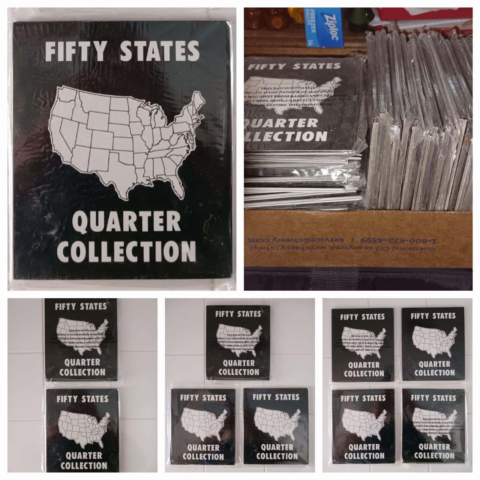 Fifty States Quarter Collection Album Book (no coins) K3660 * NEW ...