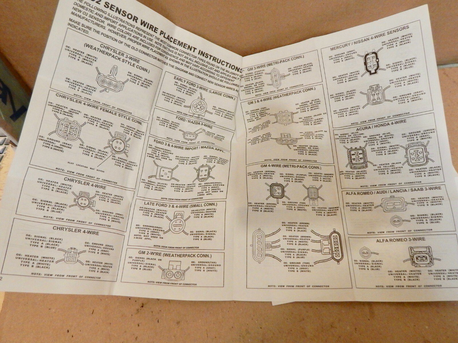 Oxygen Sensor Universal 4 Wire O2 Case Grounded 01H92400 Rayze 5410 ...