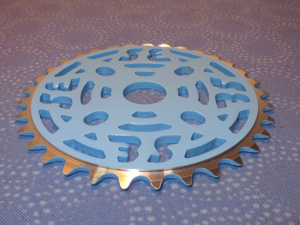 SE BMX Painted Blue 33T Chainring for 1/2" x 1/8" Chains - New | eBay