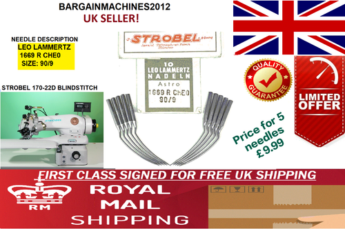 STROBEL BLIND STITCH 1669R,1715E,LWX1 S90/9/14 INDUSTRIAL SEWING ...
