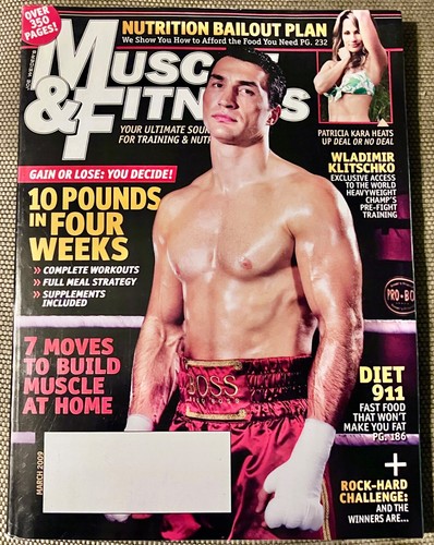 Muscle & Fitness Magazine - March 2009 - Wladimir Klitschko | eBay