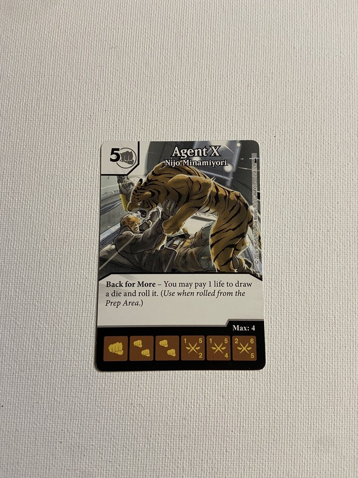 Dice Masters Common Agent X Nijo Minamiyori Card With Dice | eBay