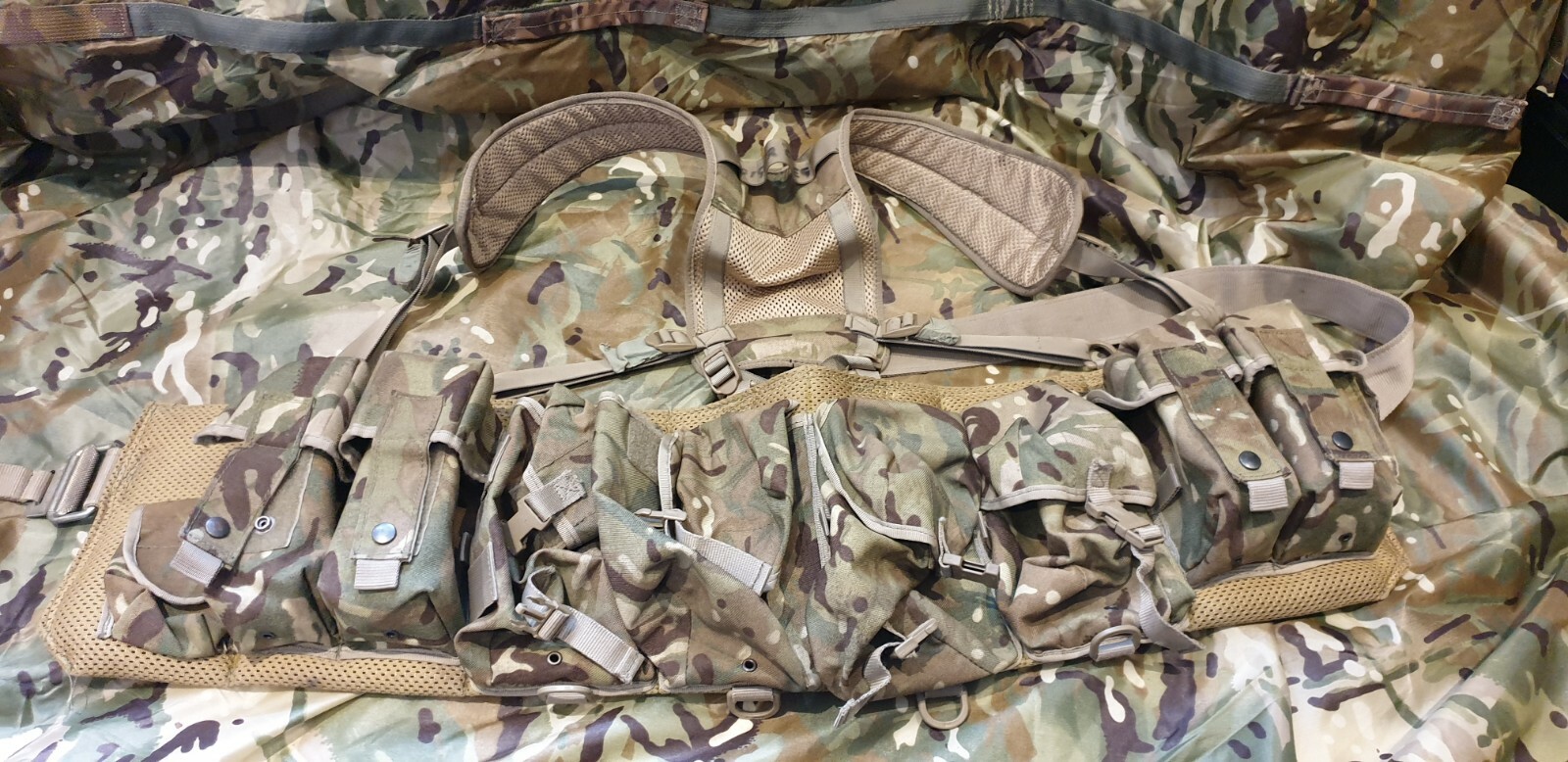 British Army Military Surplus SAS PARA Airborne MTP Custom Webbing UKSF ...
