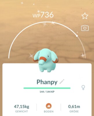 #231 Shiny Phanpy Pokémon Go | eBay.de