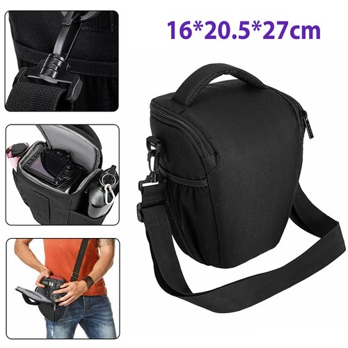 SLR DSLR Lens Camera Bag Shockproof Carry Case For Nikon Canon EOS ...