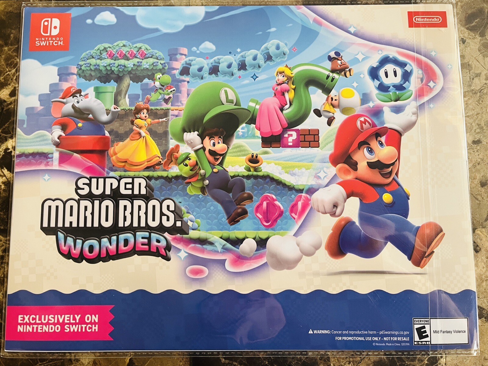 Super Mario Bros Wonder GameStop Preorder Exclusive Sticker Sheet ...