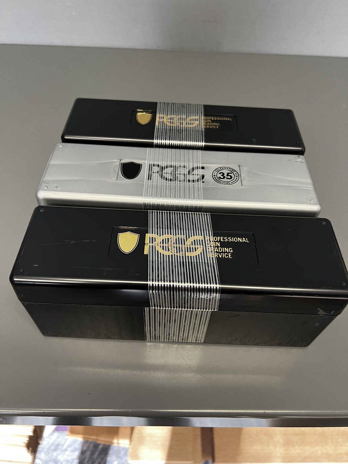 Used PCGS Storage Box – Holds 20 Coin Slabs – Authentic PCGS Holder ...