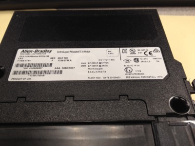 Allen Bradley ControlLogix 6Pt Isolated TC In Module 1756-IT6I Ser A ...