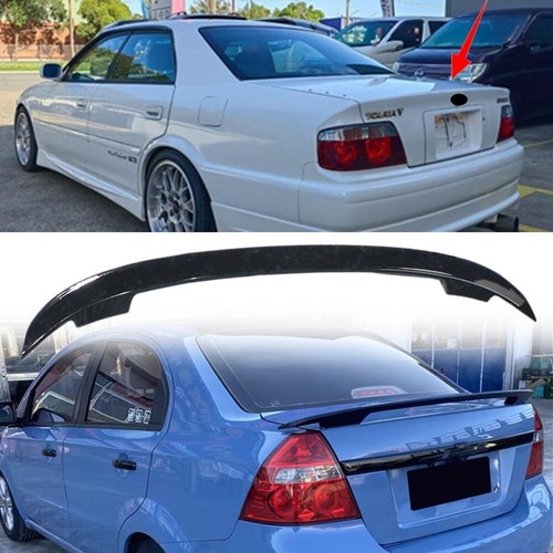 Universal Rear Boot Trunk Sporty Spoiler Wing ABS Gloss Black For ...