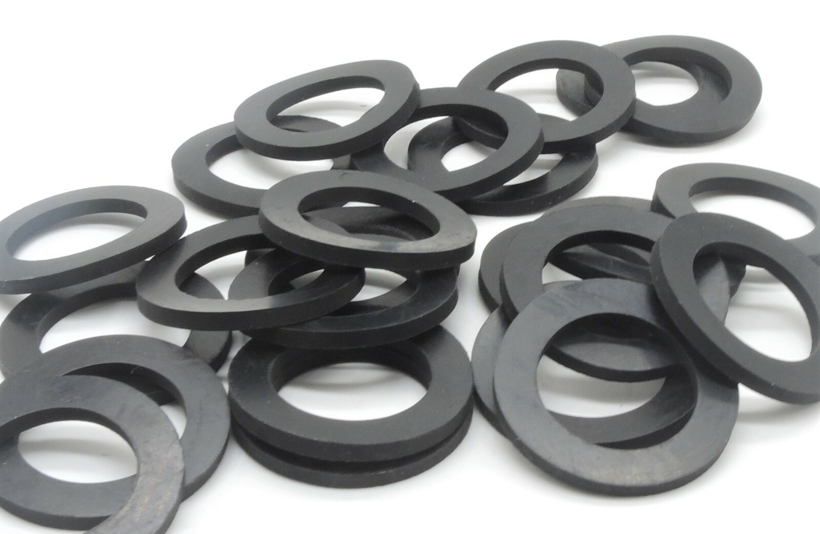25mm id Flat Washers 38mm od x 3mm Spacers Dampeners All Weather EPDM ...