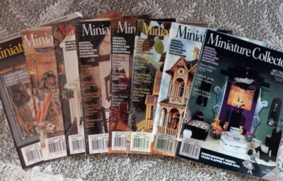 1997 Complete Year Magazines/ 8 Miniature Collector Magazines 11" X 8.5 ...
