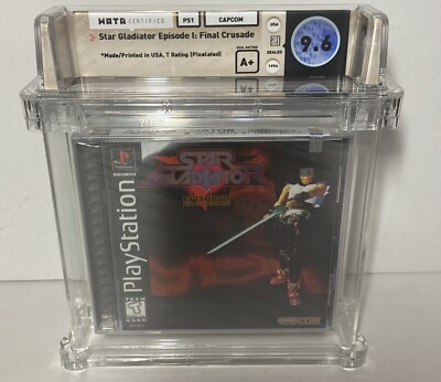 Star Gladiator Episode I: Final Crusade PlayStation 1 PS1 WATA 9.6A ...