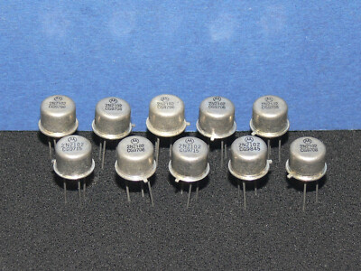 TRANSISTOR NPN MOTOROLA 2N2102 IN SILICIO HF RF TO39 10 PEZZI LOTTO | eBay