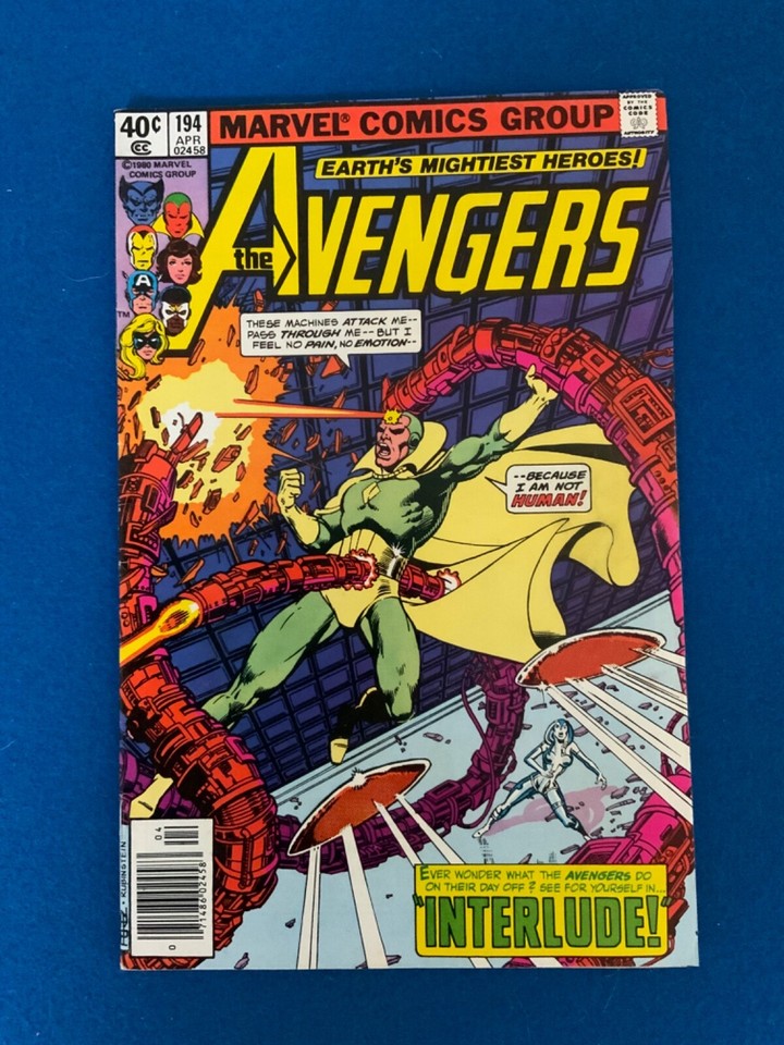 Avengers #194 #195 #196 #197 1980 1st Taskmaster Marvel Comics David ...