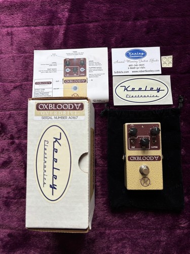 2015 USA Keeley Electronics Oxblood Overdrive/Boost Analog Effects ...