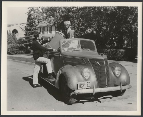 ALAN REED JR KEN MILLER in @Col Going Steady '58 VINTAGE CAR | eBay