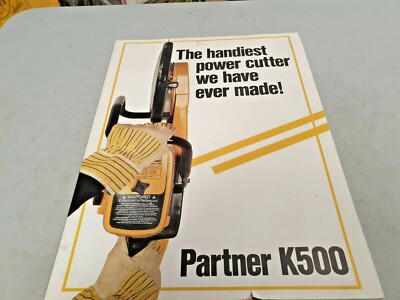 1970s ? PARTNER K500 POWER CUTTERS Original Sales Brochure | eBay