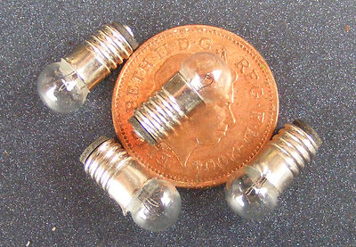 Dolls House Pea Bulbs Pack Of 4 x 12v 1:12 Scale Miniature Lighting 24 ...