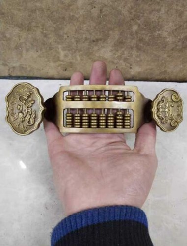 Antique Miscellaneous Chinese Copper Abacus Exquisite Workmanship Home ...