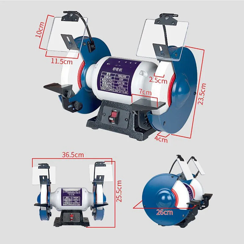 550W Low-speed Desktop Multi-function Vertical Woodworking Tool Small ...