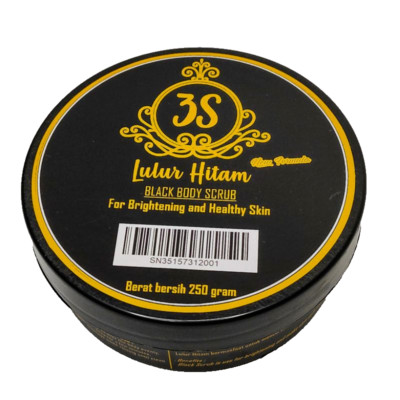 Lulur Hitam 3S Black Body Scrub For Brightening Whitening Healthy Skin ...