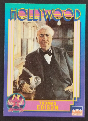 Thomas Edison 1991 Hollywood Stars Card #10 (NM) | eBay