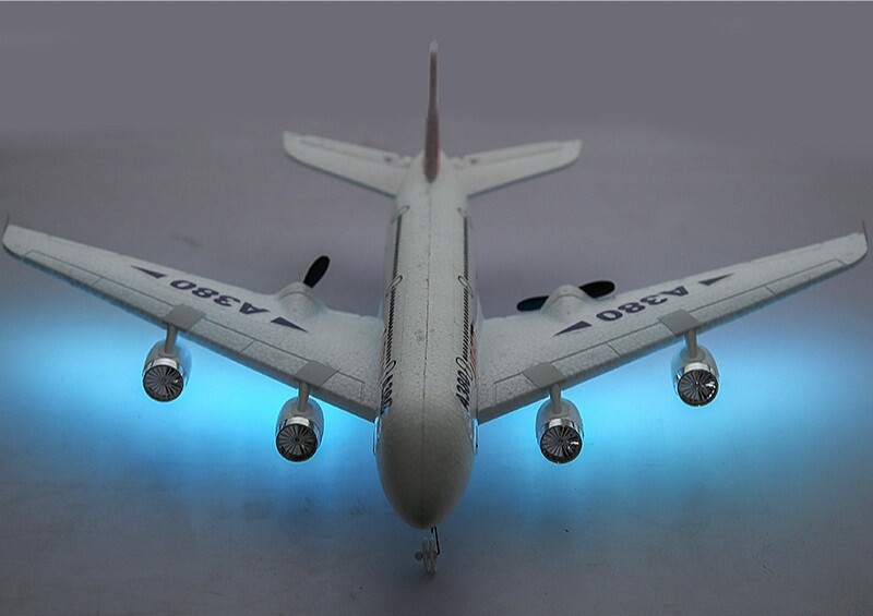 2.4G RC Airplane Airbus A380 Remote Control Aircraft 420mm Fixed Wing ...