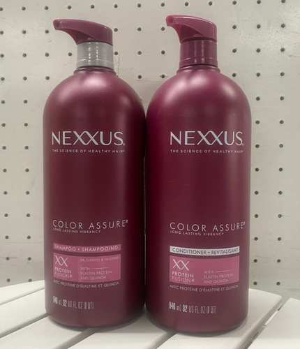Nexxus Color Assure XX Protein Fusion Quinoa Shampoo & Conditioner 32 ...