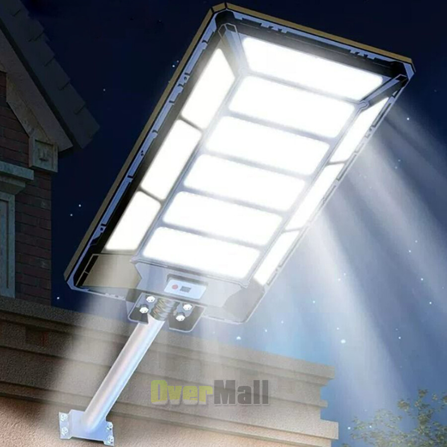 9900000000LM 2000W Commercial Solar Street Light Parking Lot Lamp Road ...