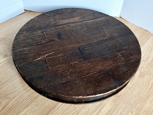 Europe 2 You Rustic Wooden Lazy Susan (20” x 2.5” & 10 Pounds ...