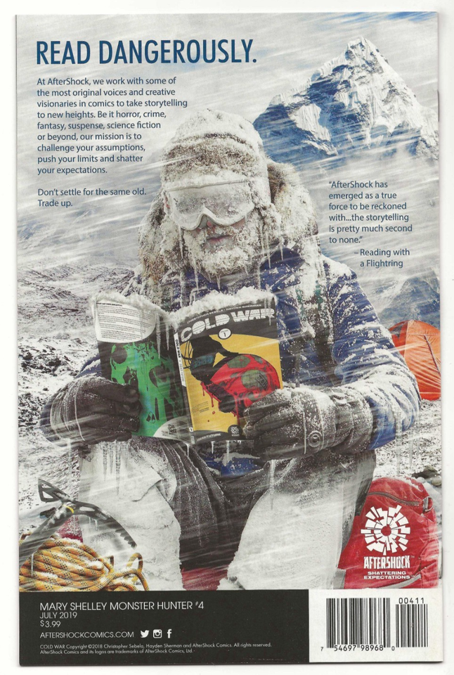 Aftershock Comics MARY SHELLY MONSTER HUNTER #4 first printing cover A ...