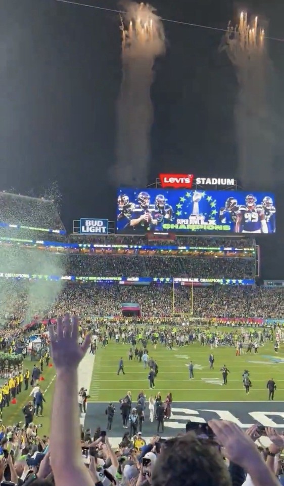 Seattle Seahawks Super Bowl 60 Confetti Champions 02/08/2026 50 Pieces ...