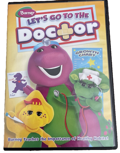 Barney Let’s Go To The Doctor DVD-Rare Vintage-SHIPS N 24 HOURS ...