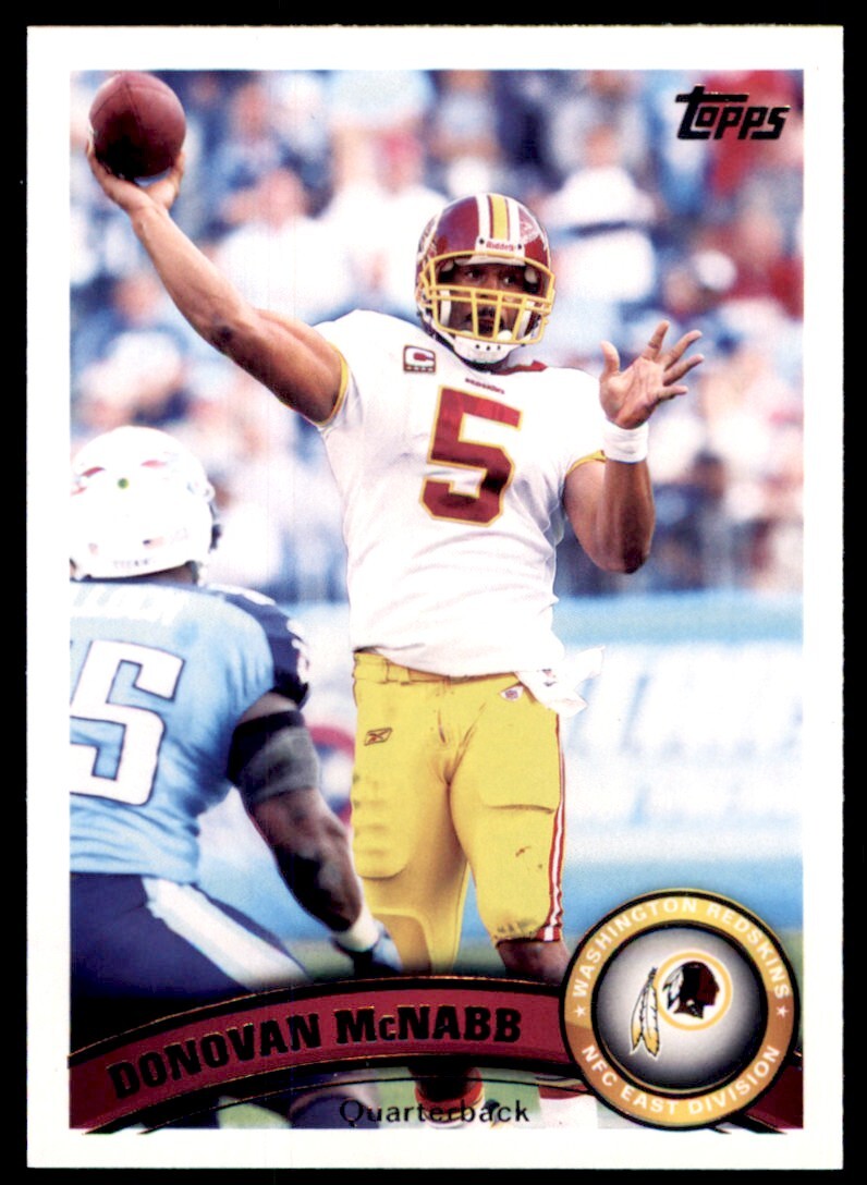 2011 Topps Donovan McNabb Washington Redskins #159 1093 | eBay