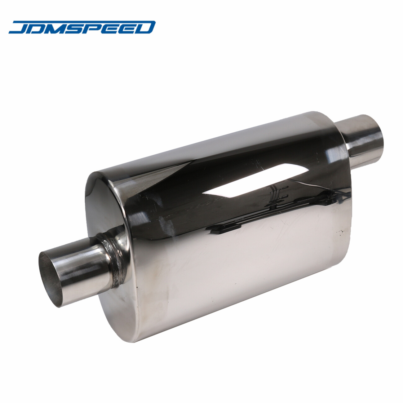 2.5" 63mm Universal Stainless Oval Exhaust Back Box Silencer Muffler 5 ...