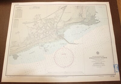1900-Now - Antique Us Navy Nautical Chart Map