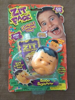 JA-RU Zit Face Pimple Popping Joke Pop It Toy Squeeze Acne Funny Gag ...