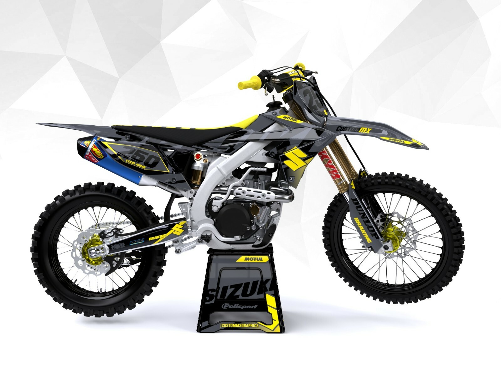Suzuki 1996-2019 MOTOCROSS GRAPHICS MX RM RMZ 85 125 250 450 | eBay UK