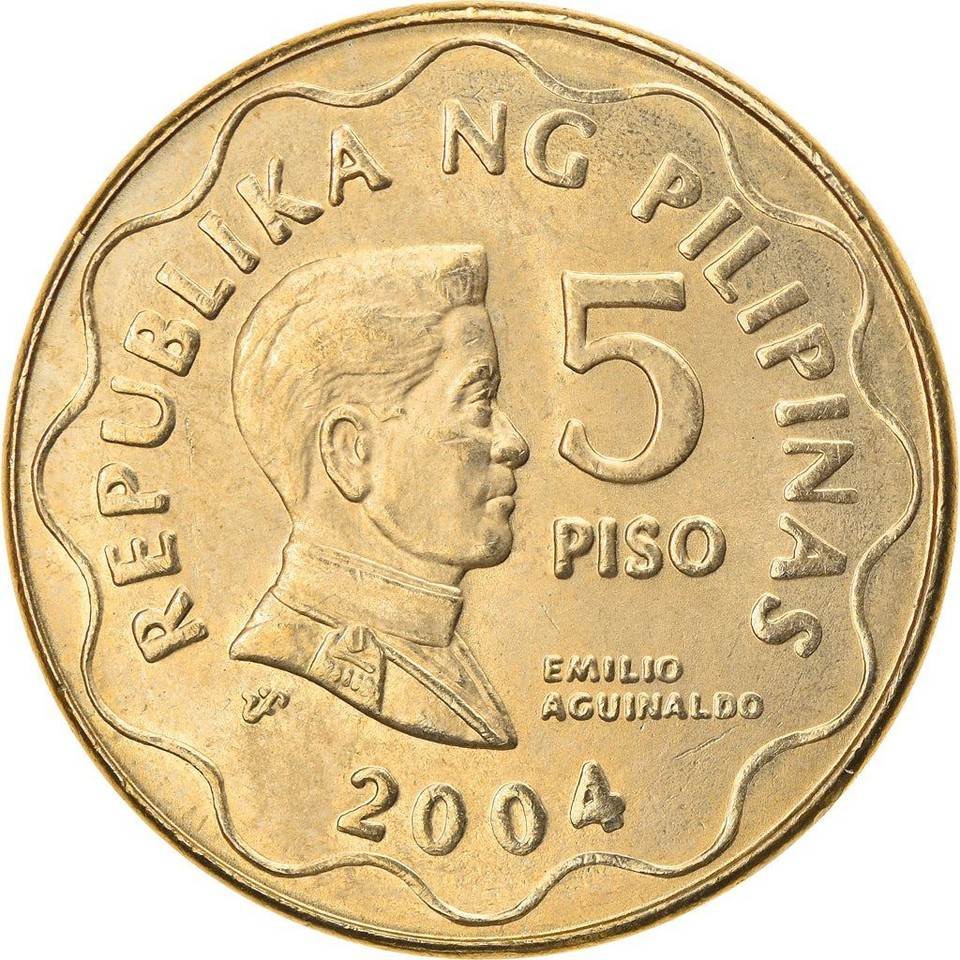 Philippines 5 Piso Coin KM272 1995 - 2017 | eBay
