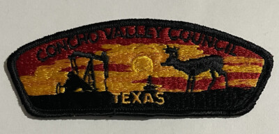 Concho Valley Council Texas Shoulder Patch New, BSA Boy Scouts of ...