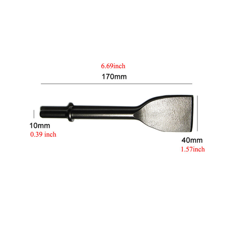 5 PCS Utility Pneumatic Chisel Air Hammer Punch Chipping Bits Set Shank ...