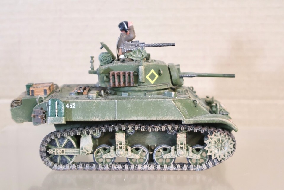 KING & COUNTRY DD223 D DAY BRITISH M3A3 STUART LIGHT TANK NORMANDY ol ...