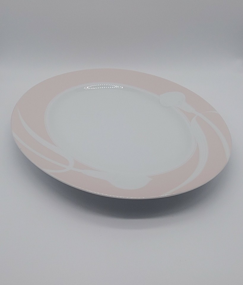 Mikasa Classic Flair Peach Oval Serving Platter Fine China Made In ...