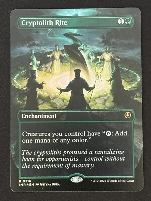 1x MTG Cryptolith Rite (Borderless, Foil) - Innistrad Remastered (INR ...