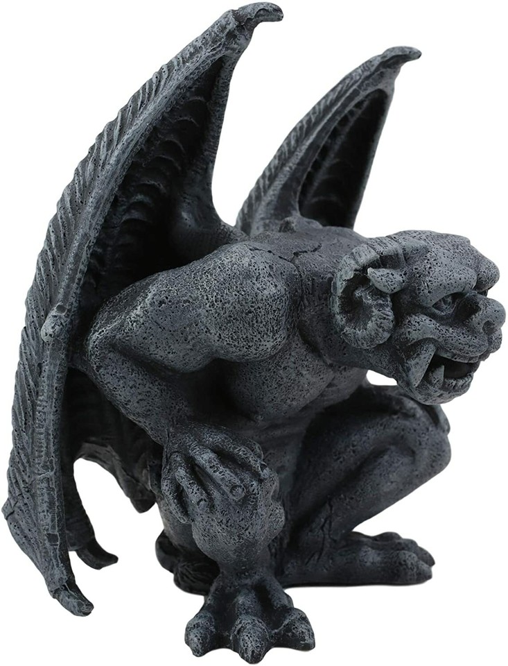 Roaring Gargoyle Fearsome Guardian Statue 6" Tall by Ebros Collection ...