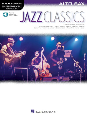 Jazz Classics Alto Sax Saxophone Instrumental Play Along 12 Hits! Book ...