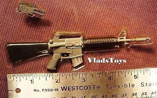 Furuta Gun Mania 1:6 Colt CAR-15 Commando XM177 NOT LIFE SIZE plastic ...