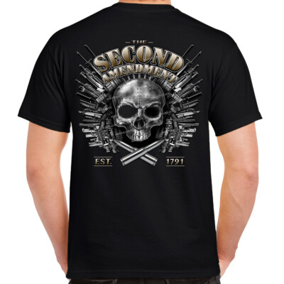 Expendables Pro 2nd Amendment Motorcycle Biker Gun T-Shirt no Harley | eBay