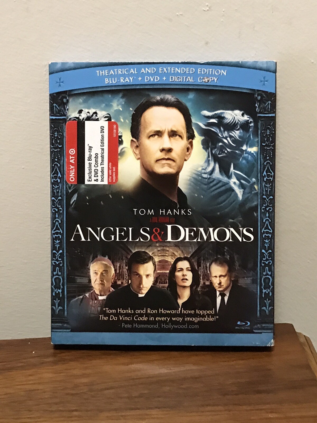 Angels And Demons Theatrical Extended Blu Ray Dvd Combo Tom Hanks